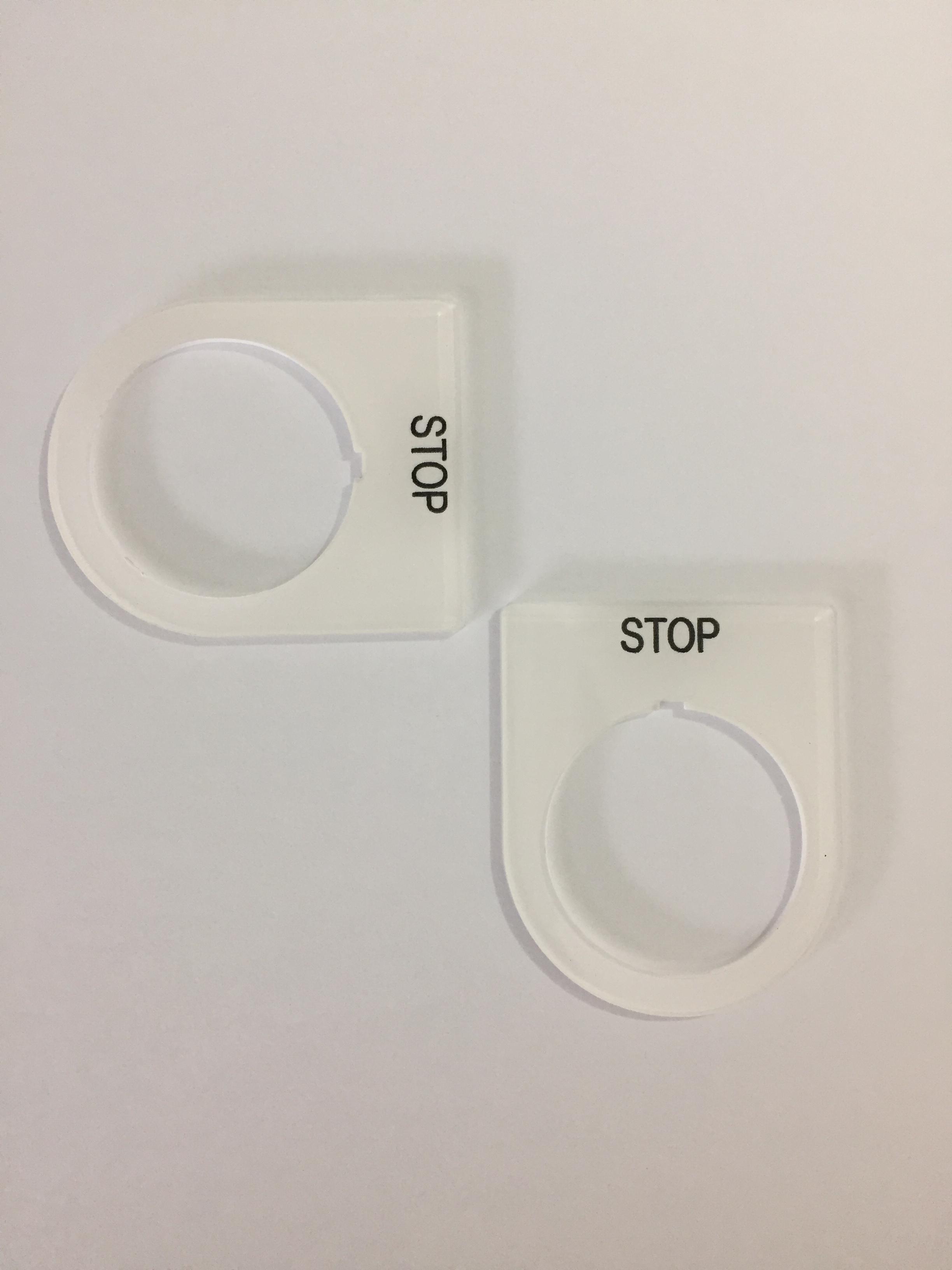 START STOP Control name Plate Laser start-stop-control-name-plate-laser